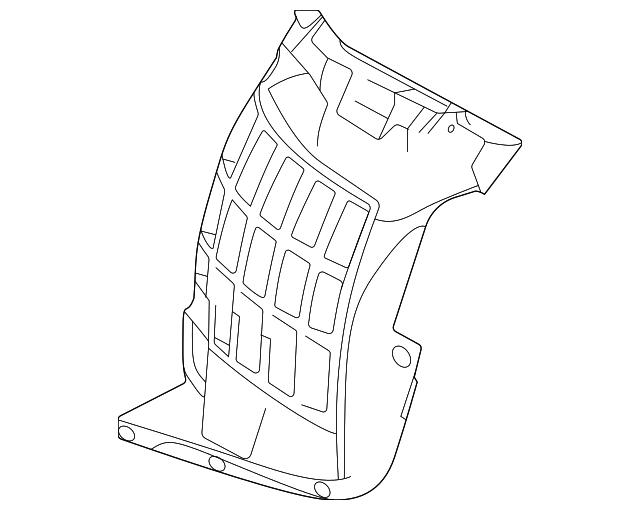 Genuine OEM Ft Fender Liner Part# LR129842 Fits 2020-2023 Land Rover ...