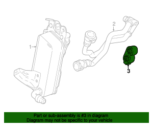Genuine BMW 17-22-8-575-821 | Oil Cooler Pipe Clamp | FREE Shipping on ...
