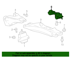 22996707 - Automatic Transmission Mount 2014-2019 Cadillac CTS ...