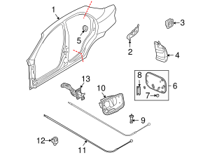 96408326 Door - New OEM Part From GM Parts Direct | GM Parts Store