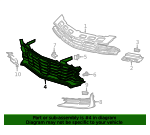 2019-2024 Chevrolet Camaro Front Lower Grille 84524888 GM ...