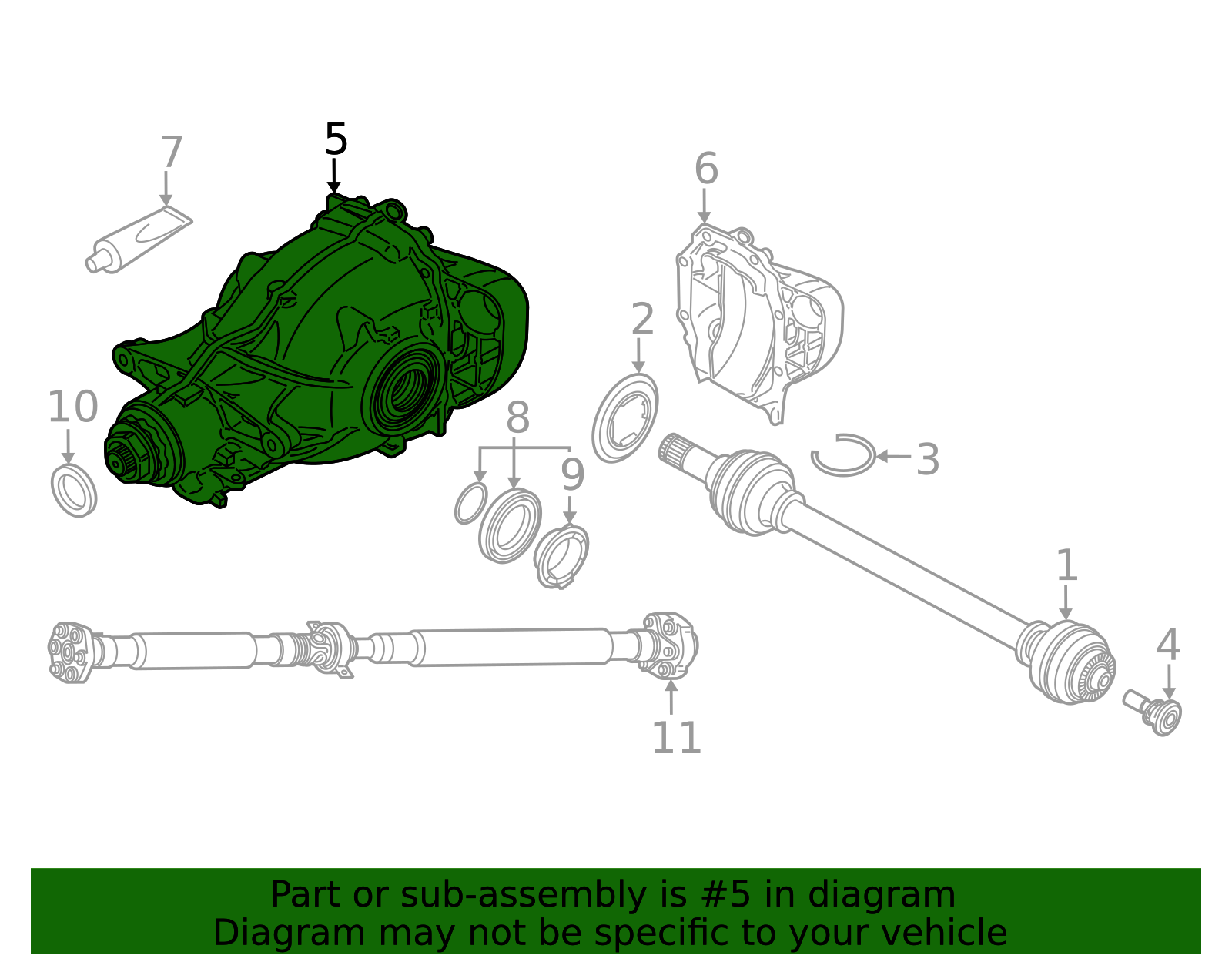 2019-2022 BMW X7 Differential Assembly 33-10-9-846-361 | BMW Parts ...