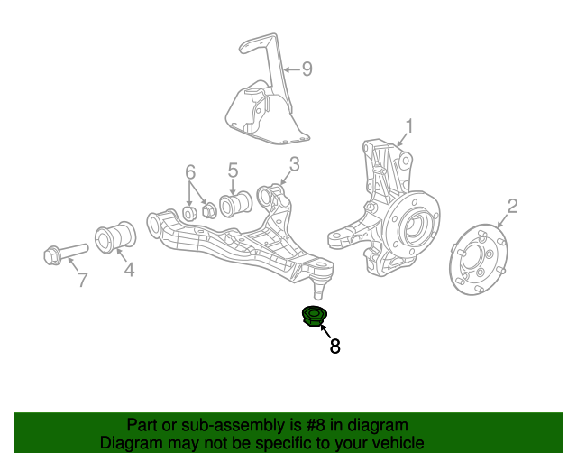 913004-020003-64 - Nut 2010-2018 Mercedes-Benz | Mercedes-Benz USA Parts