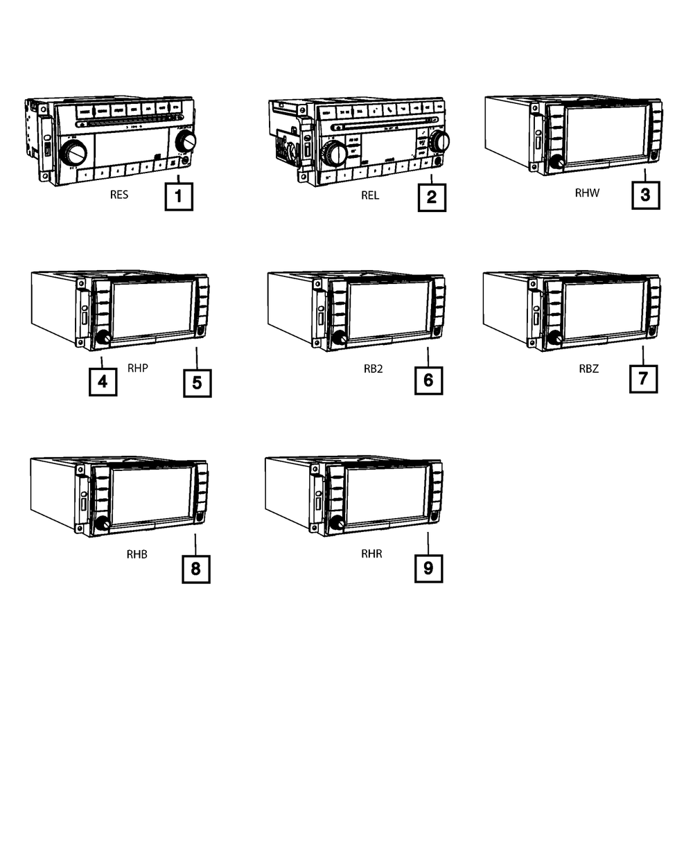 2012-2020 Mopar Multi Media Radio Z5091257AG | Retail Performance Auto ...