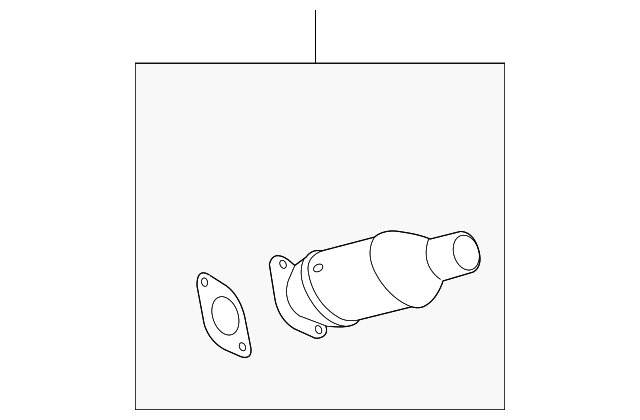 2010-2011 Cadillac SRX Three-Way Catalytic Converter Kit with Rear ...