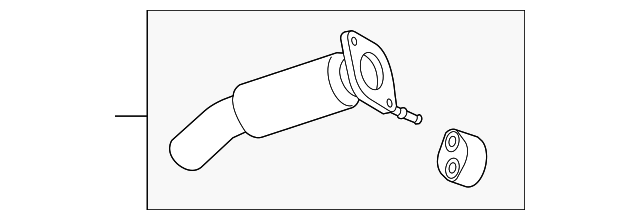 2010-2011 Cadillac SRX Exhaust Flexible Pipe 19367571 GM ...