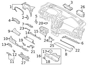2019-2022 Subaru Ascent Lamp 66237AJ06A | Subaru Parts Plus
