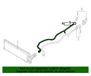 Genuine BMW 17-22-8-672-936 | Outlet Tube | FREE Shipping on Most ...