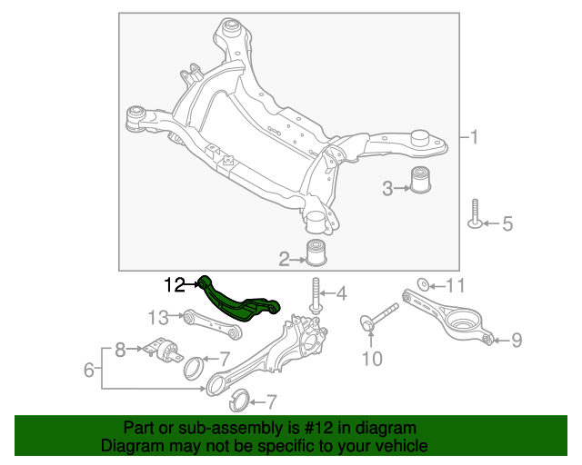2007-2018 Volvo Upper Control Arm 31406753 | OEM Parts Online