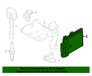 2017-2018 Nissan Rogue Sport Engine Control Module 23703-DF40D ...