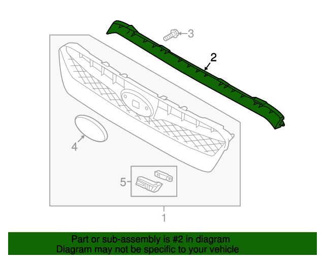 2018-2021 Subaru OEM NEW 2018-2020 Subaru WRX STI Front Grille Assembly ...