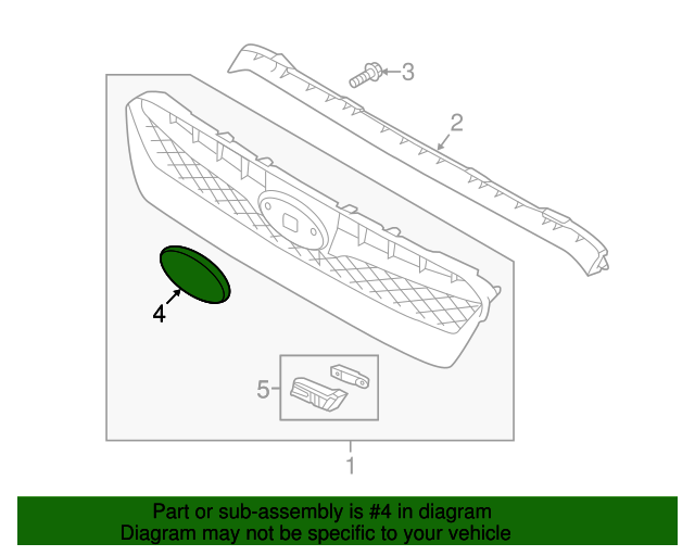 2015-2023 Subaru Emblem 93013VA090 | OEM Parts Online