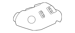 2012-2018 Ford Upper Shield DG1Z-5E258-A | TascaParts.com