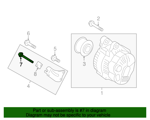 2000-2021 Hyundai Adjust Bracket Adjust Bolt 37462-22000 | OEM Parts Online