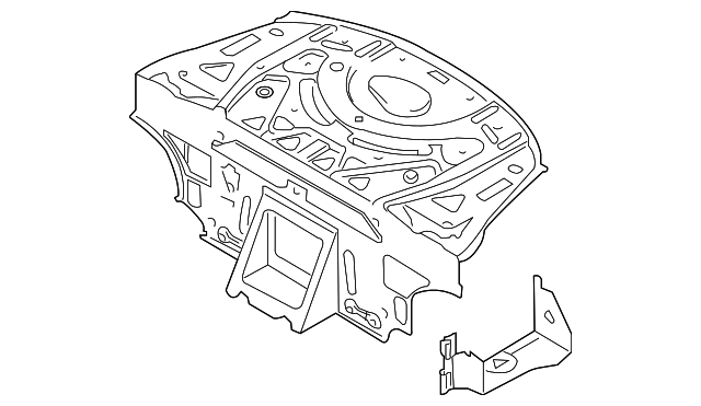 41137135453 - 2004-2010 BMW Partition Panel (41-13-7-135-453) | BMW of ...