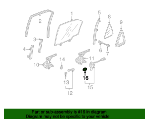 1998-2024 Honda Lift-Gate Lock Actuator Clip 91580-SM4-003 | Honda ...