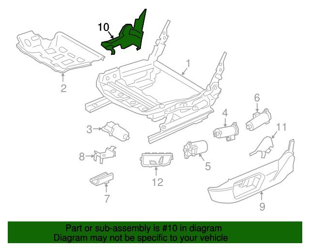 52107409255 - 2014-2020 BMW i8 Inner Finish Panel (52-10-7-409-255 ...