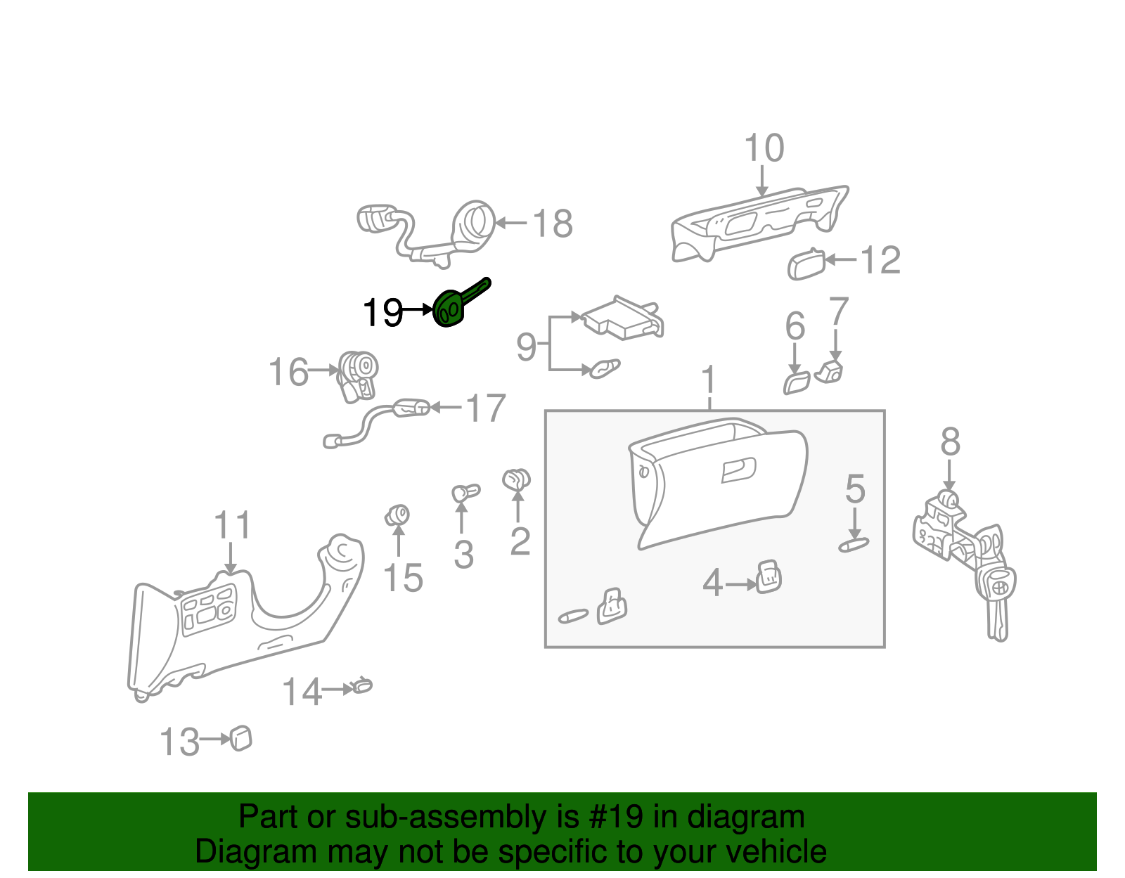 89786-50030 - 1999-2003 Lexus - Transmitter | My L Parts