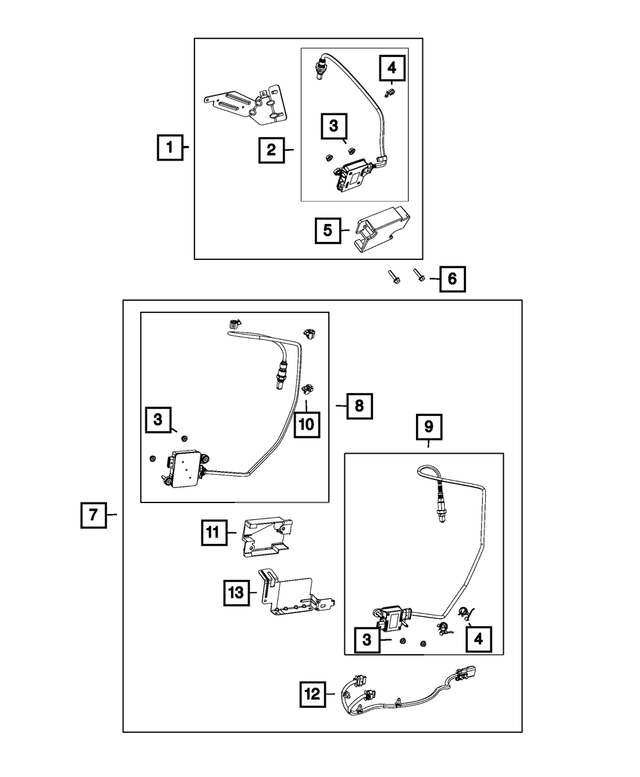 2014-2017 Jeep Grand Cherokee Nitrous Oxide Sensor 68249510AB | Mopar ...