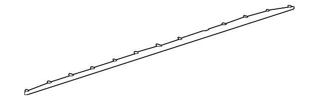 2019-2020 Mercedes-Benz Side Molding 205-690-86-03 | MB OEM Parts