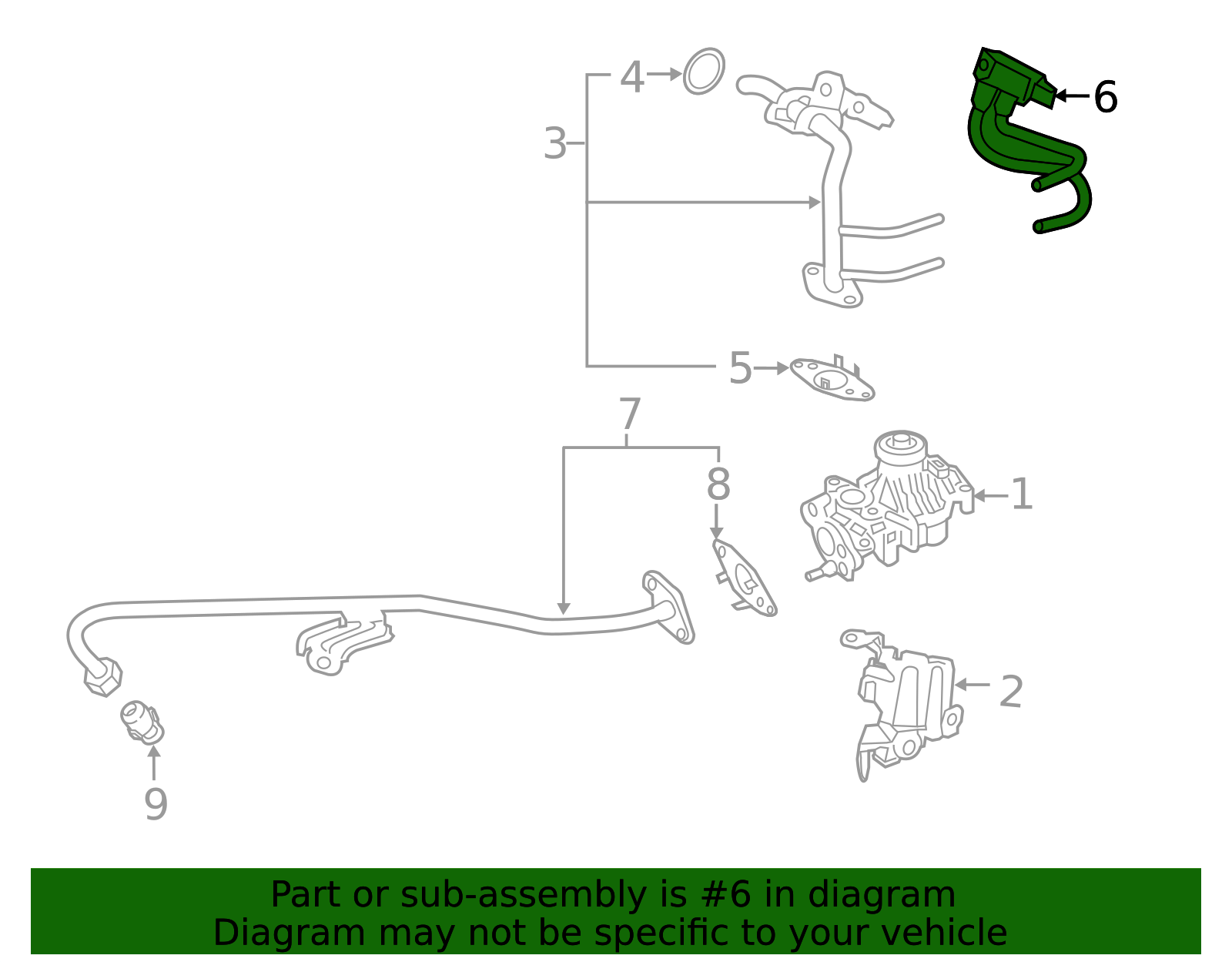 2021-2023 Ford F-150 Exhaust Gas Re-Circulation (Egr) Vacuum Delay ...