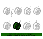 2020-2022 Cadillac CT4 18x8 Aluminum Wheel 84741509 | GMPartsDirect.com