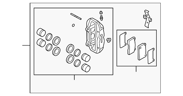Genuine Caliper Assembly for 2010-2016 Hyundai Genesis Coupe | Part ...