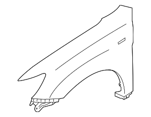 2011-2015 Mitsubishi Outlander Sport Fender 63112W110P ...
