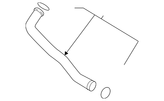 25460-2G201 - Water Pipe 2010-2022 Kia | Kia Cheap Parts