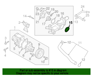 25641-2GGA0 - Thermostat Housing Gasket 2016-2022 Kia | Kia.Parts Store
