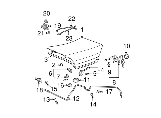 90463-12014 - Release Cable Clamp - 1999-2003 Toyota Solara | nashuatoyota