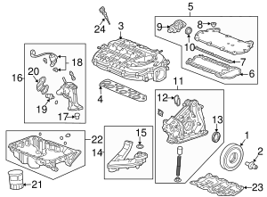 2009-2012 Acura RL Intake Manifold 17160-RKG-A01 | OEM Parts Online