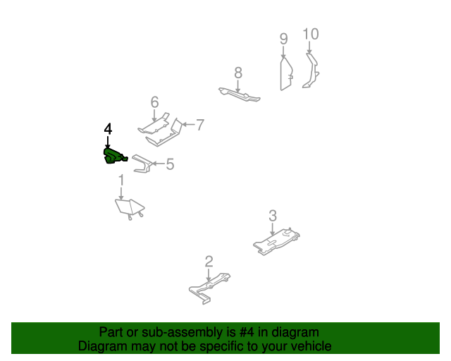 41217062451 - 2006-2012 BMW Baffle Plate (41-21-7-062-451) | BMW of ...