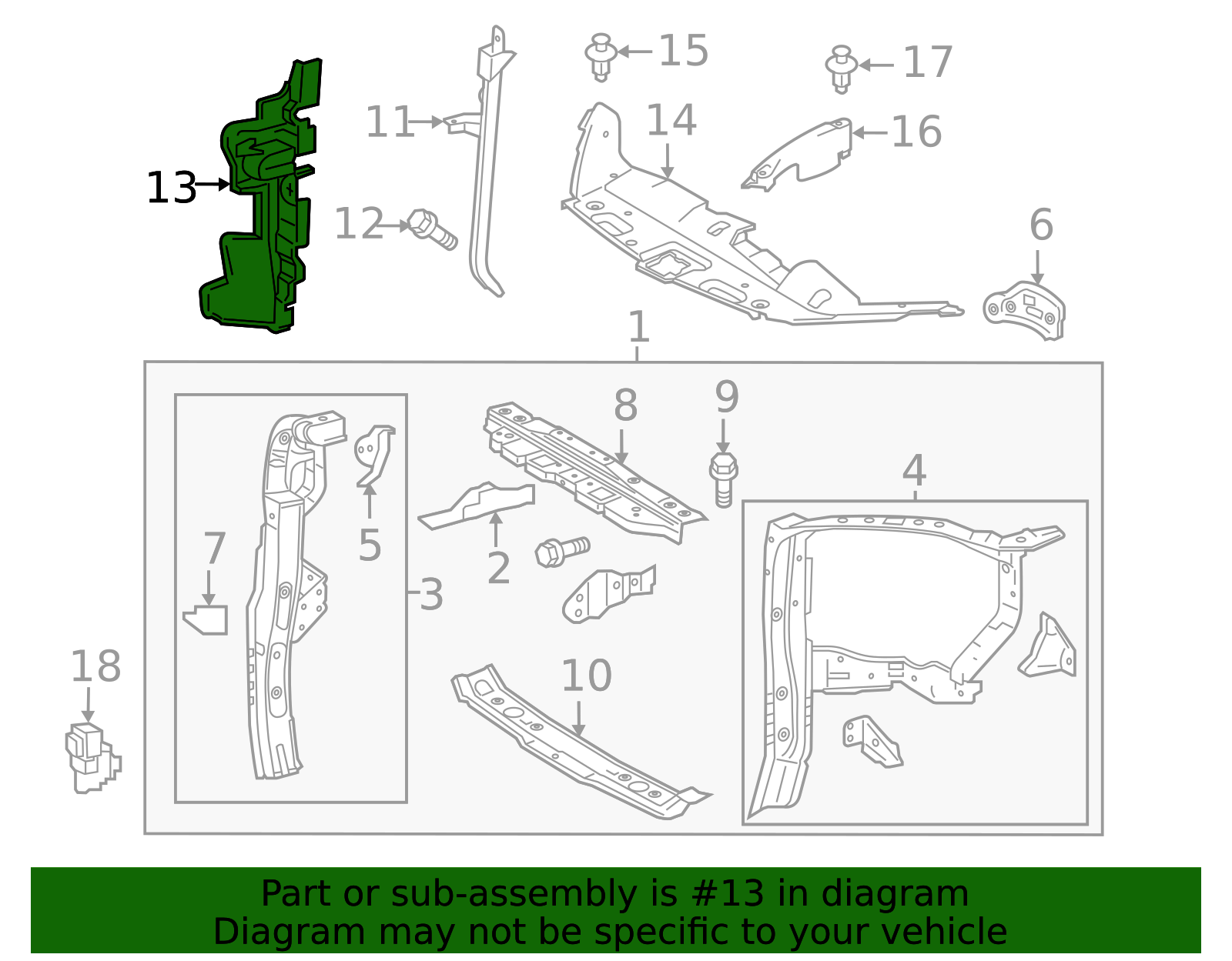 2014-2016 Toyota Highlander Deflector 53293-0E091 | Toyota of Des ...