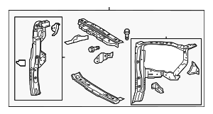 2014-2019 Toyota Highlander Radiator Support 53201-0E905 | Discount ...