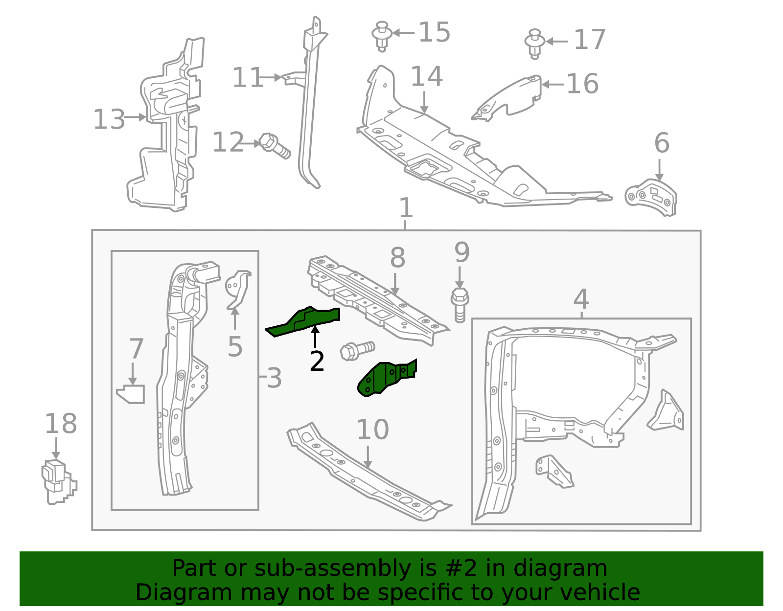 2014-2019 Toyota Highlander 2014-2019 Toyota Highlander - Radiator ...
