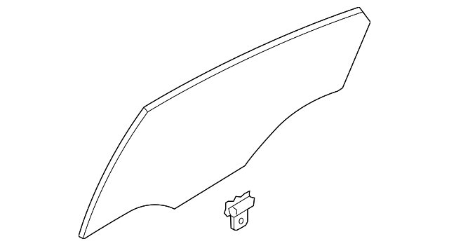 2018-2022 Hyundai Accent Door Glass 83420-J0010 | QuirkParts