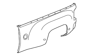 2007-2014 GM Passenger Side Truck Bed Panel 22875338 GM | GMPartsDirect.com