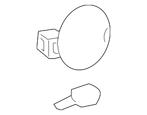 2007-2014 GM Fuel Tank Filler Door Assembly with Door Bumper 25871805 ...