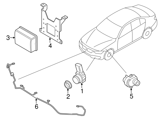 61126842044 - 2019-2020 BMW M4 Harness (61-12-6-842-044) | BMW of South ...