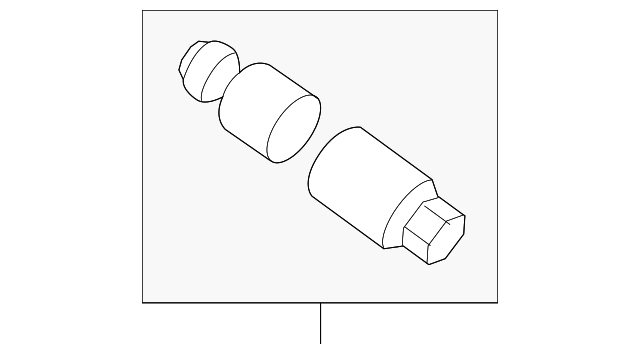 DM5Z-1A043-A - Wheel Locks - Chrome Plated For Exposed Lugs - 2013-2023 ...