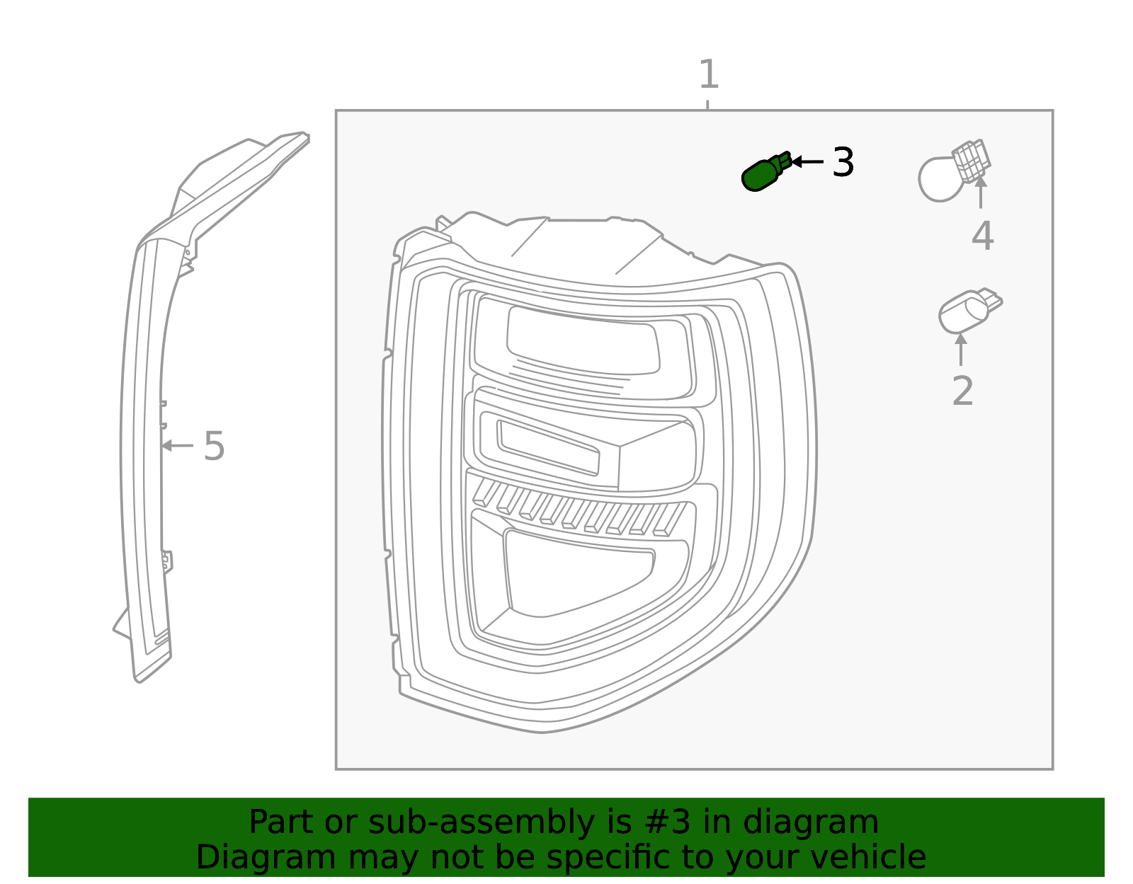 2021-2024 Ford Bronco Sport Signal Bulb BK3Z-13466-B | OEM Parts Online