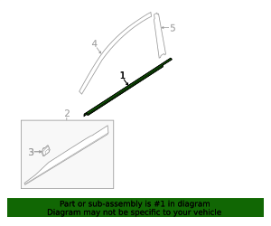 2020-2023 Hyundai Belt Molding 82210-J9001 | OEM Parts Online
