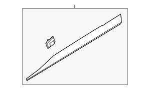 87722-J9NA0-C5G - Lower Molding | World OEM Parts Hyundai