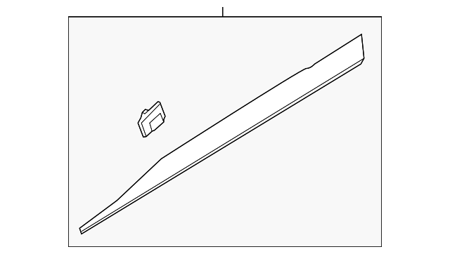 2018-2022 Hyundai Lower Molding 87722-J9000-CA | QuirkParts