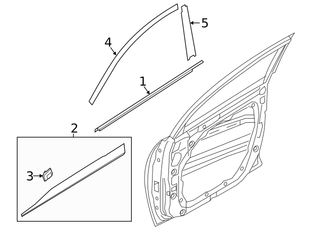 Genuine Black Out Tape for 2018-2023 Hyundai | Part# 86372-J9000 ...