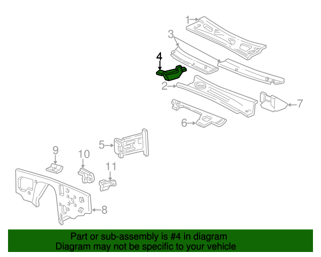 F7UZ-15020A17-AC - Side Reinforced 1997-2023 Ford | Ford Parts Direct