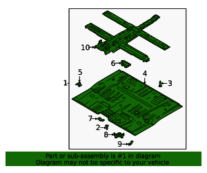 65100-R0100 - Floor Pan Assembly 2022 Kia Carnival | Kia.Parts Store