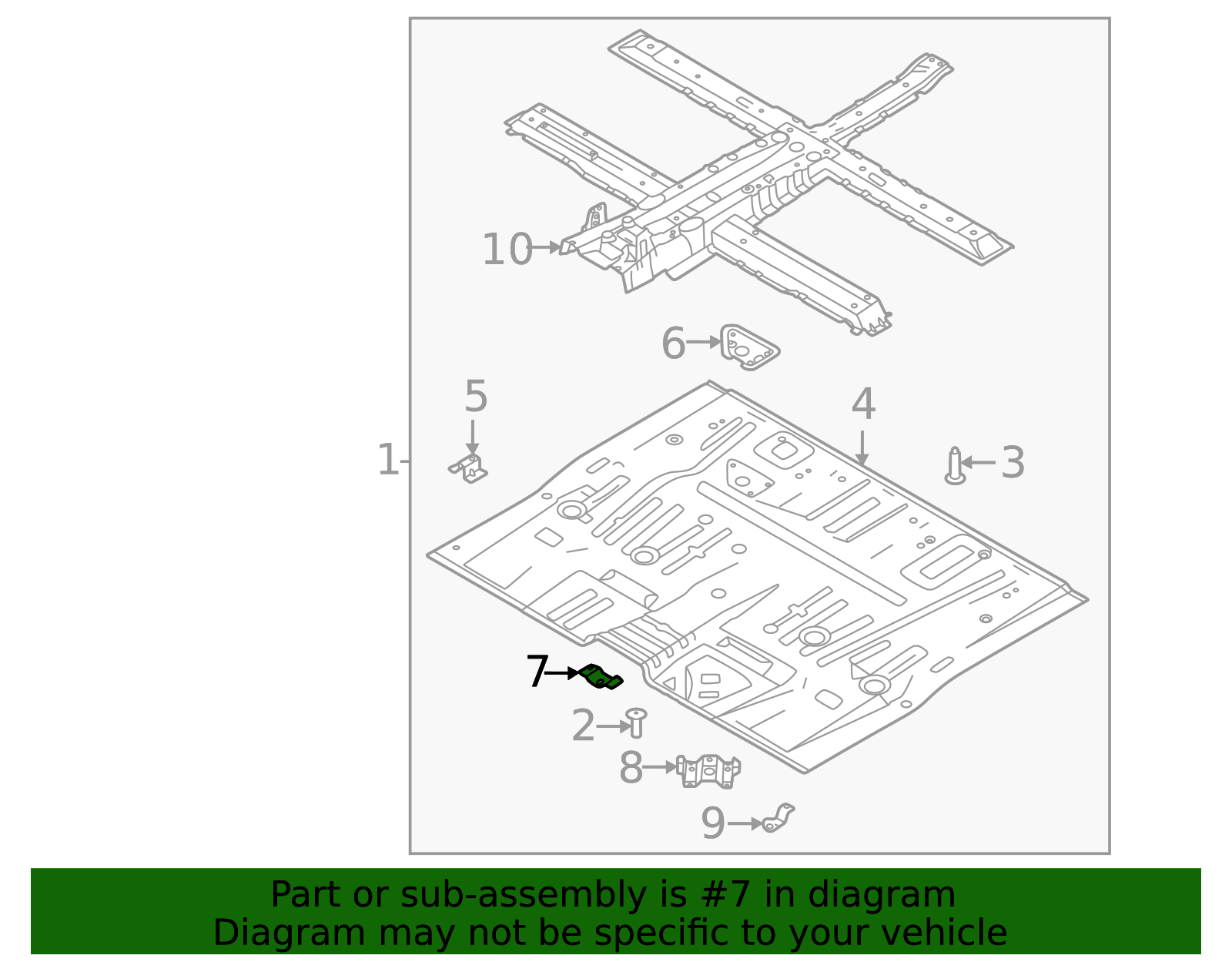 65208-R0000 - Power Seat Wiring Harness Bracket 2022-2025 Kia Carnival ...