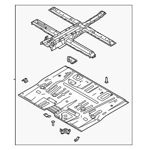 65100-R0000 - Floor Pan Assembly 2022 Kia Carnival | Kia.Parts Store